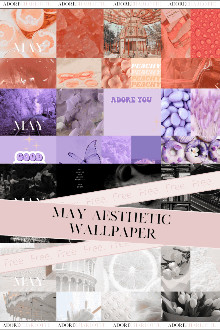 Free Aesthetic Phone Wallpaper May - Adore Charlotte 🖤