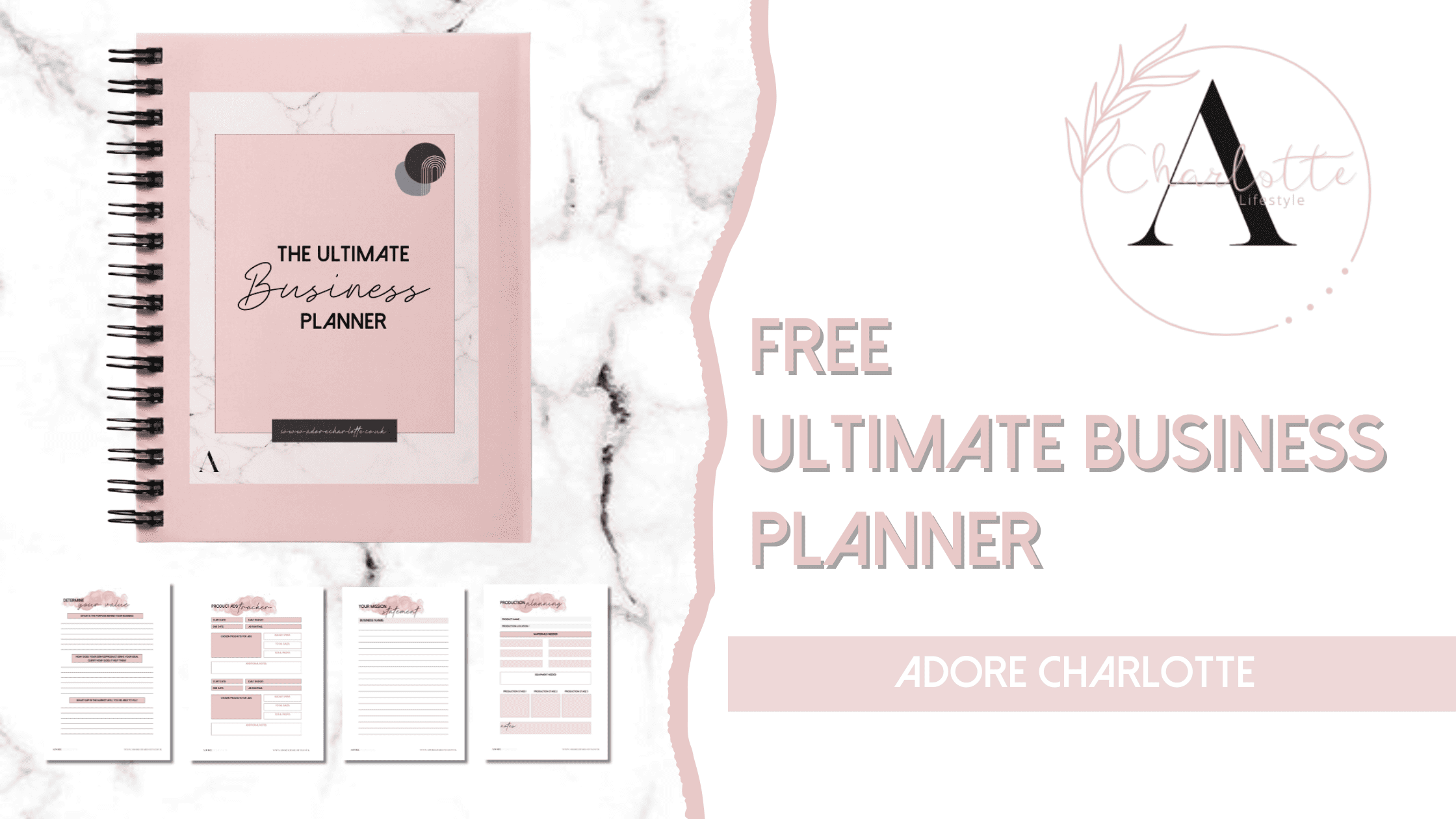 FREE Ultimate Business Planner Template and Printable - Adore Charlotte