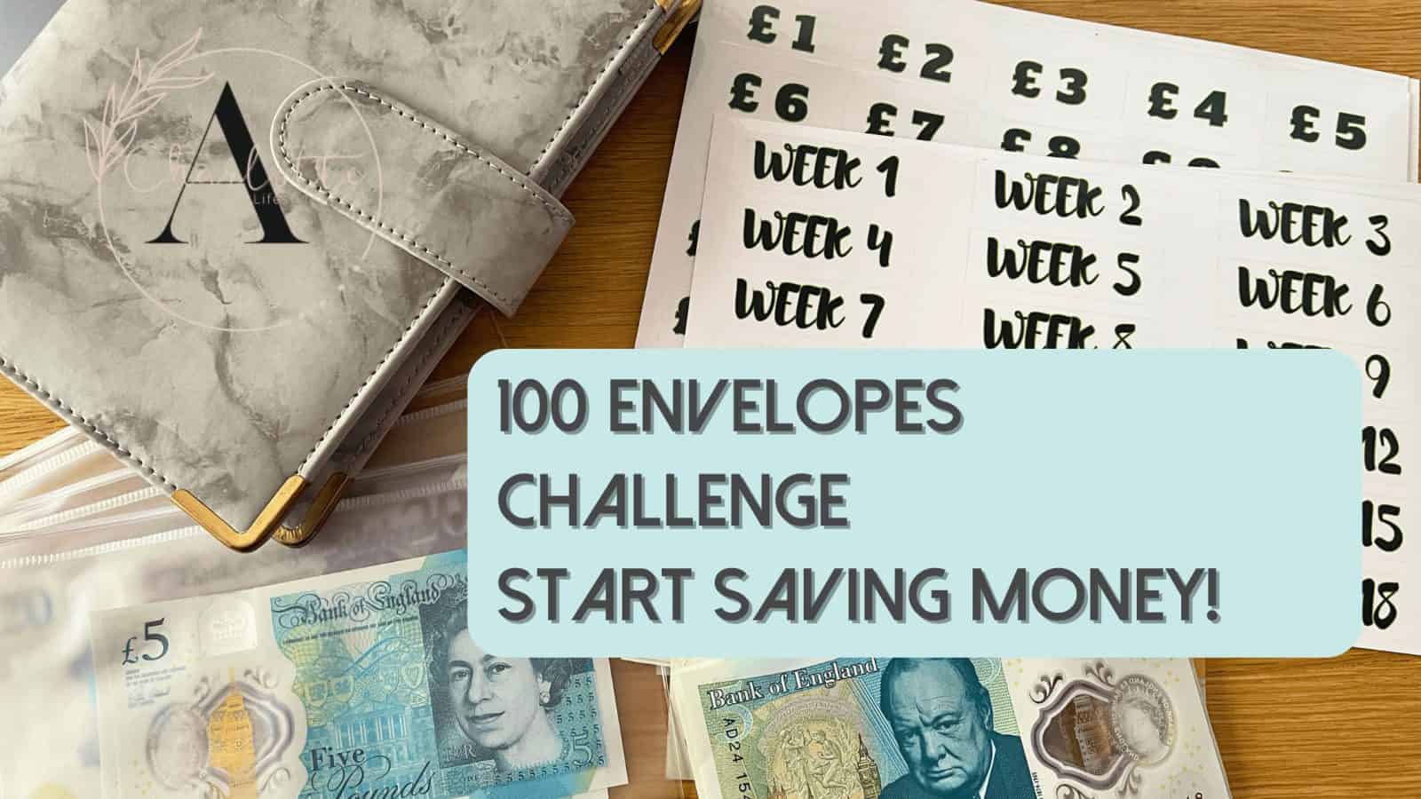 100 Envelopes Savings Challenge: How much can you save? - Adore Charlotte