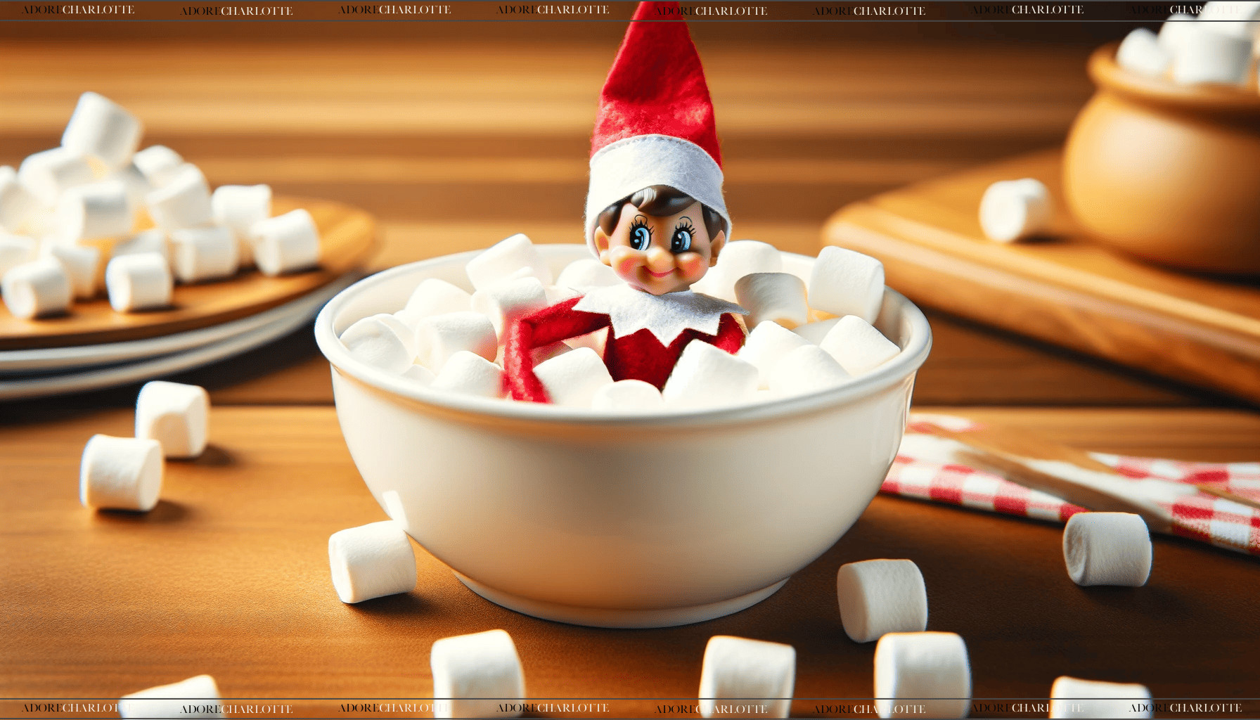 24 Fun & Easy: Elf On The Shelf Ideas - Adore Charlotte 🖤
