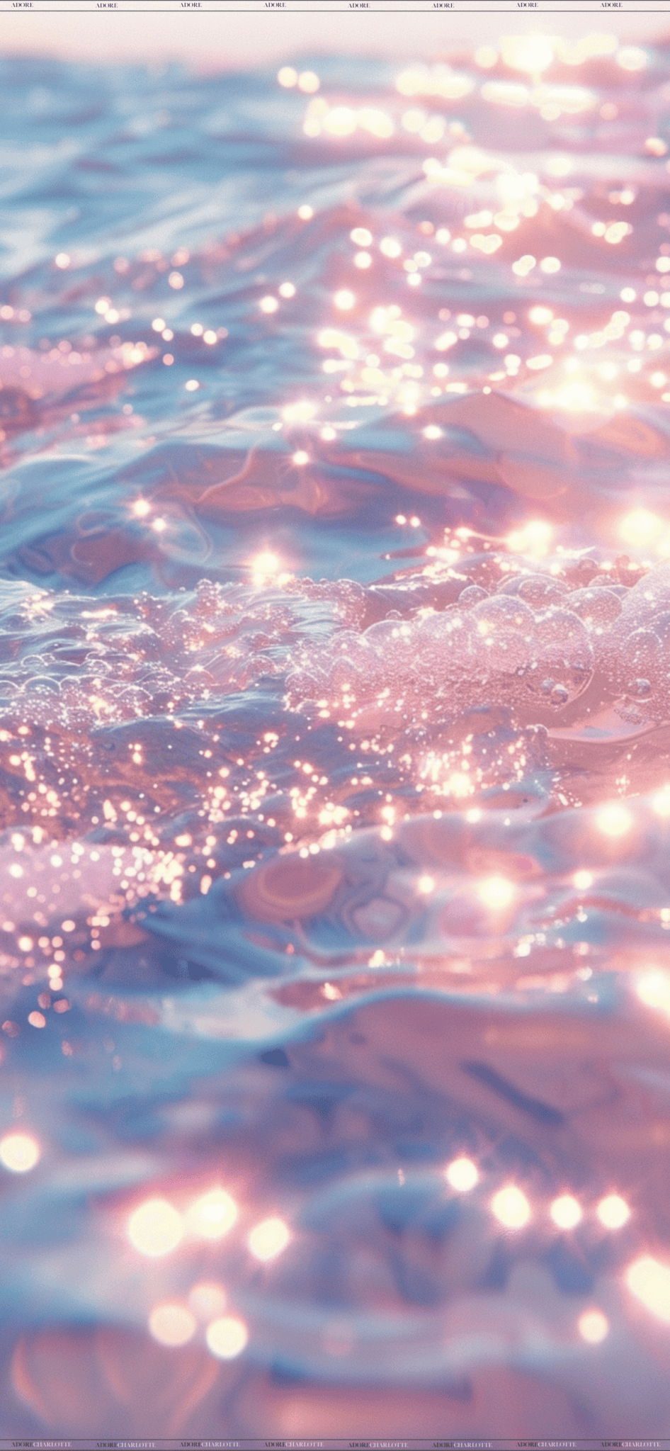 25 FREE Aesthetic Glitter Water Phone Wallpapers: 4K Ocean - Adore ...
