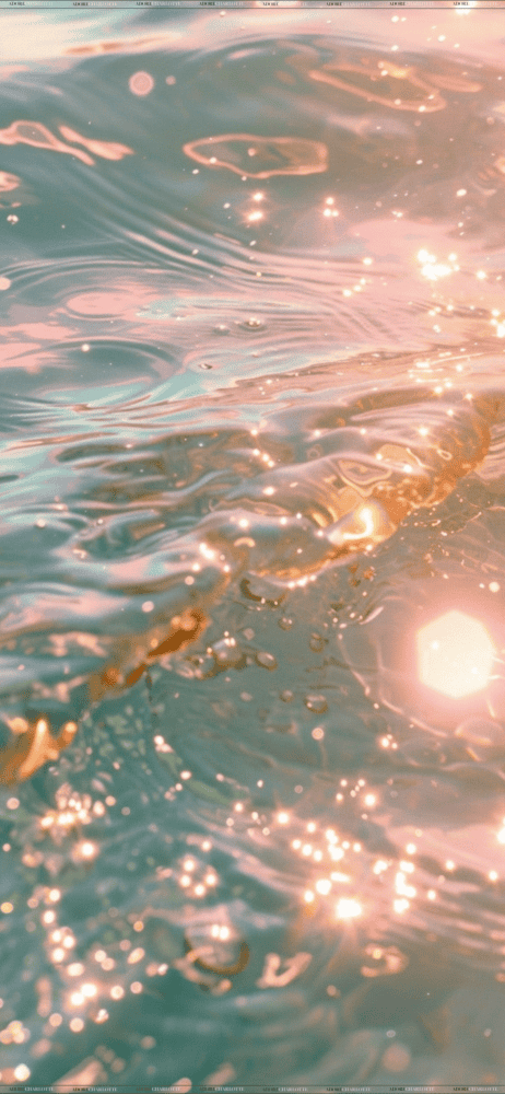 25 FREE Aesthetic Glitter Water Phone Wallpapers: 4K Ocean - Adore ...
