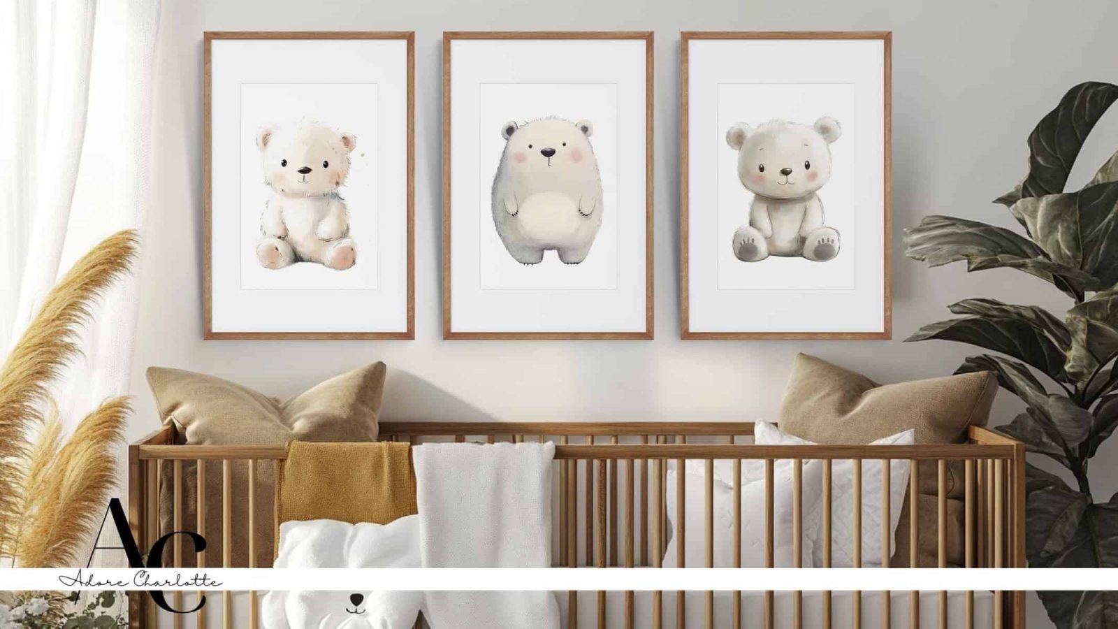 17 Adorable FREE Teddy Bear Nursery Wall Art Printable - Adore Charlotte