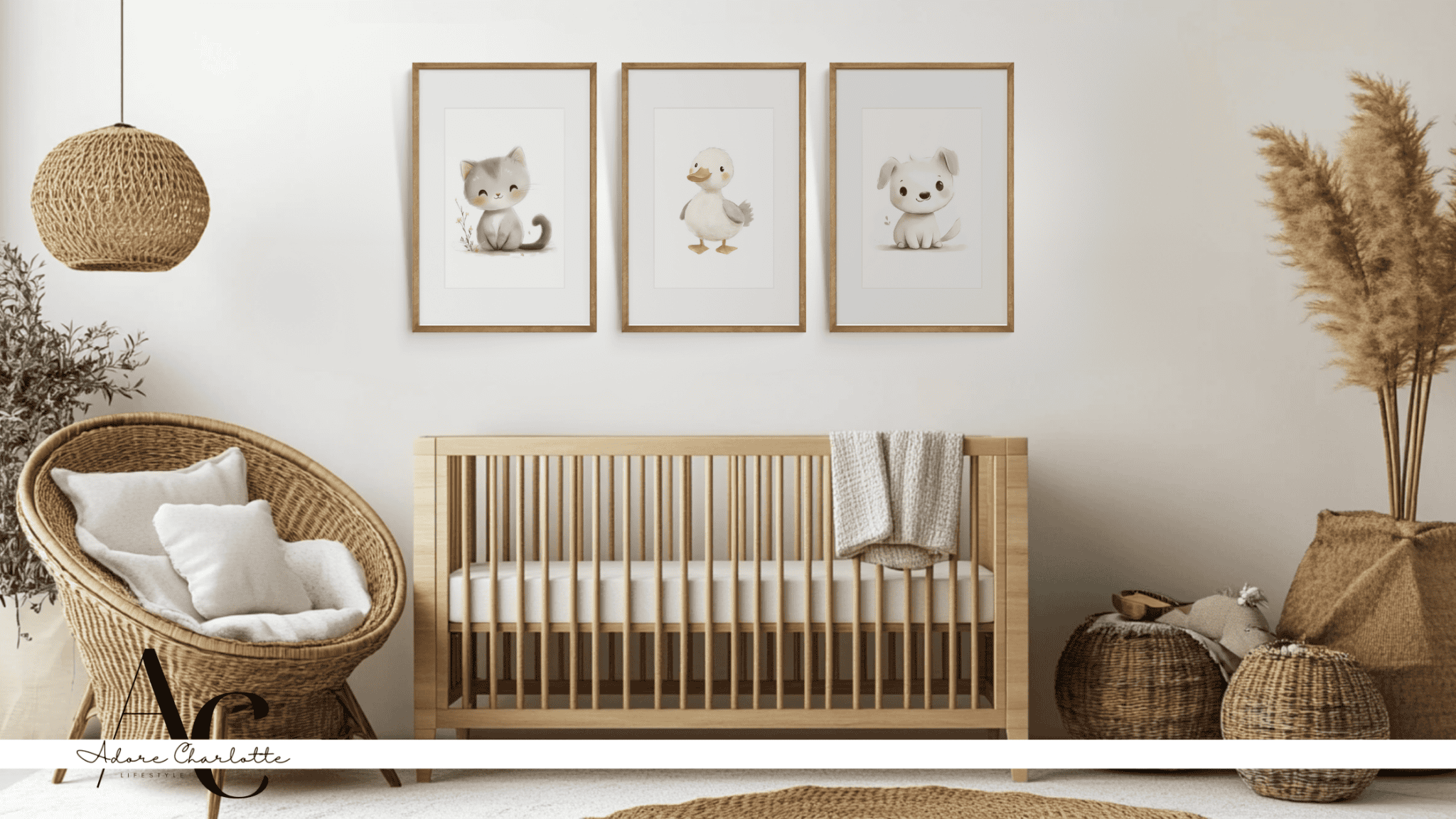 23 Adorable FREE Baby Animals Nursery Wall Art Printable - Adore Charlotte