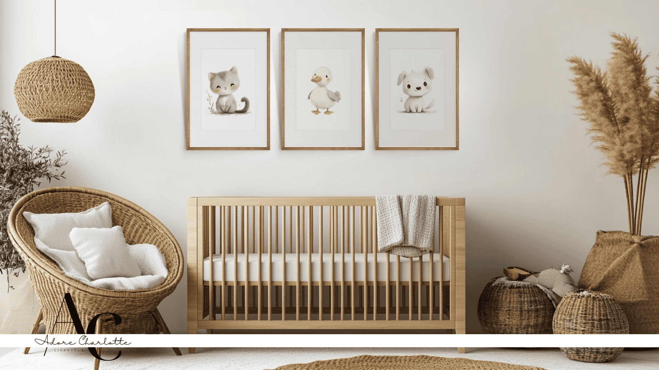 23 Adorable FREE Baby Animals Nursery Wall Art Printable - Adore Charlotte