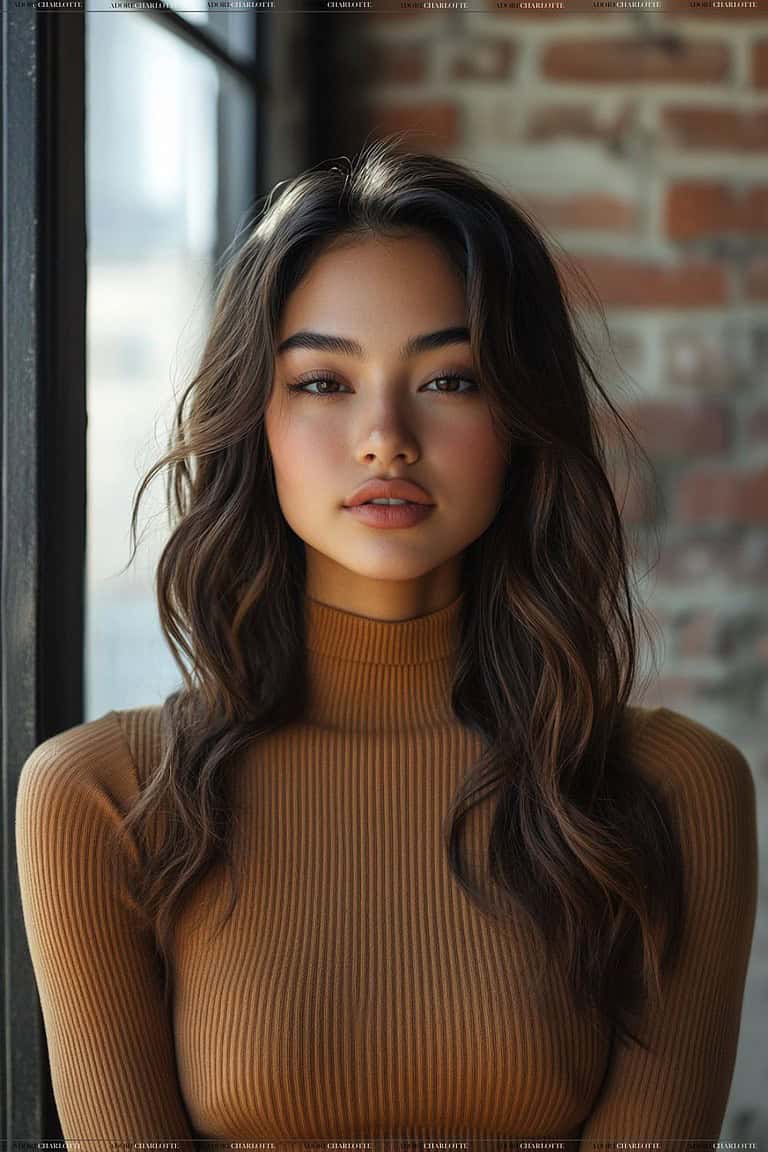 21 Stunning Hairstyles for Women with Round Faces - Adore Charlotte 🖤