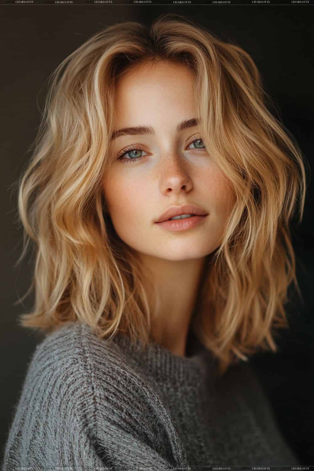 21 Stunning Hairstyles for Women with Round Faces - Adore Charlotte 🖤